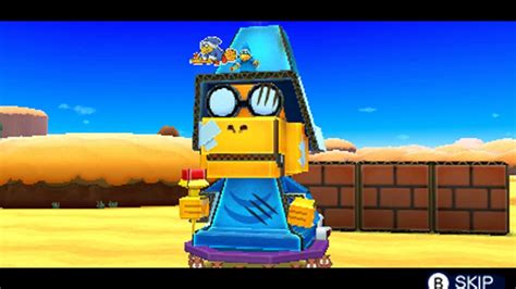 Mario And Luigi Paper Jam Boss 4 Papercraft Kamek Youtube