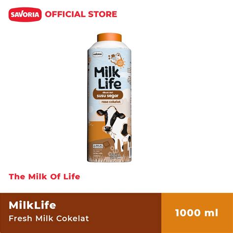 Promo Milklife Fresh Milk Cokelat 1000 Ml Diskon 34 Di Seller