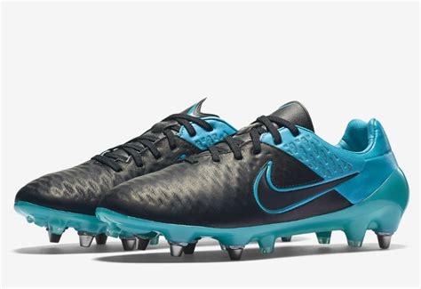 Nike Magista Opus Leather Sg Pro Tech Craft Black Turquoise Blue