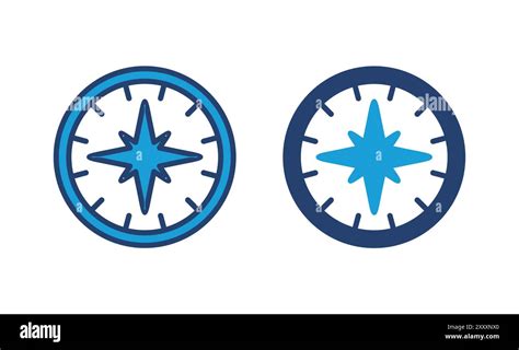Compass Icon Vector Arrow Compass Icon Vector Stock Vector Image And Art