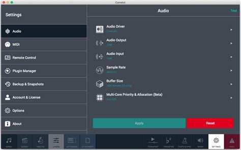 Audio Modeling Support Camelot Tutorial 5 Audio Input And Output