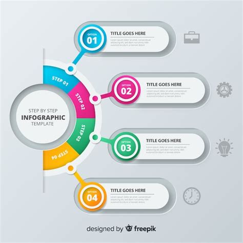 Colorful Step Infographic Template Visual Ly