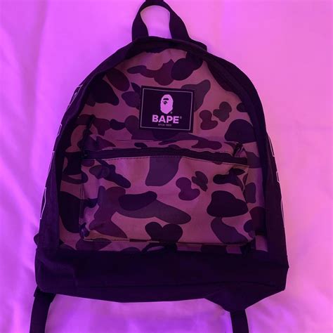 Bape Backpack Left Strap Almost Ripped Off Thats Depop