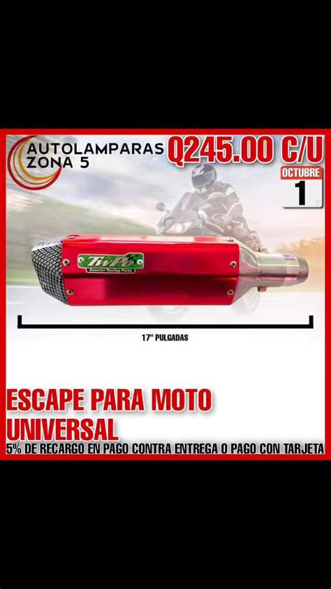 Gran Variedad De Accesorios Y Escapes Para Motocicleta En Guatemala Tiktok