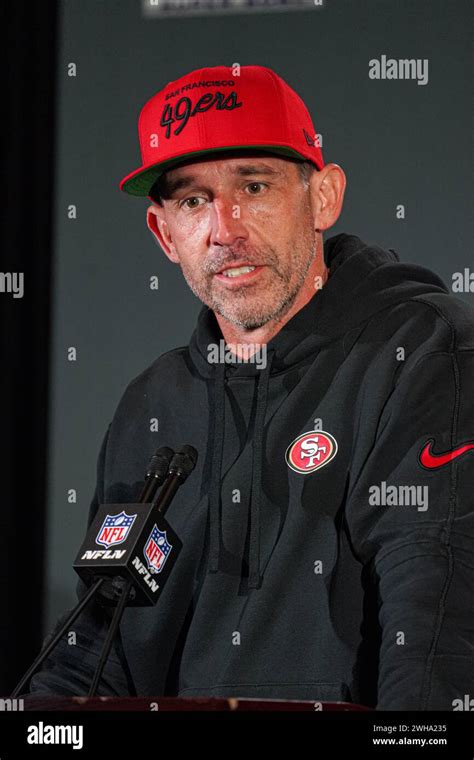 Henderson Nevada Usa February 8 2024 49ers Head Coach Kyle