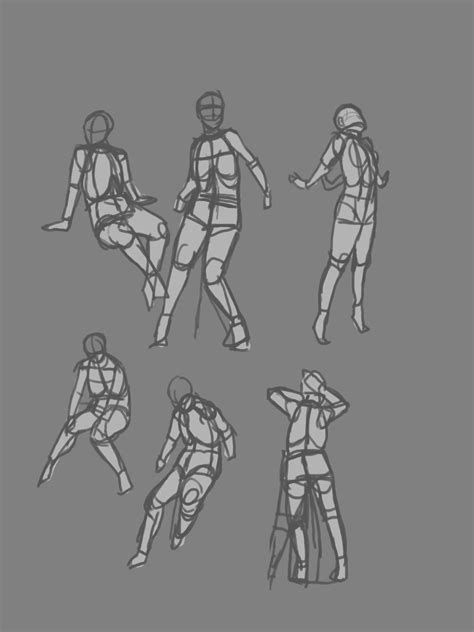 Female Pose Reference Set 2 By Sarahpenny10 On Deviantart