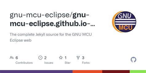 Github Gnu Mcu Eclipsegnu Mcu Source The Complete