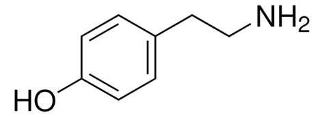 Tyramine 2 4 Hydroxyphenylethylamine 4 2 Aminoethylphenol