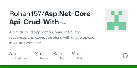 GitHub Rohan157 Asp Net Core Api Crud With AzureBlobUpload A Simple