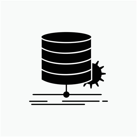 algorithm chart data diagram flow glyph icon vector isolated
