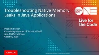 Troubleshooting Native Memory Leaks In Java Applications Pdf Data Storage And Warehousing