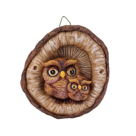 Elegant Owl Gnomes Tree Faces Yard Hanging Decors For Outdoor Gardens Resin Craft Dwarfs And