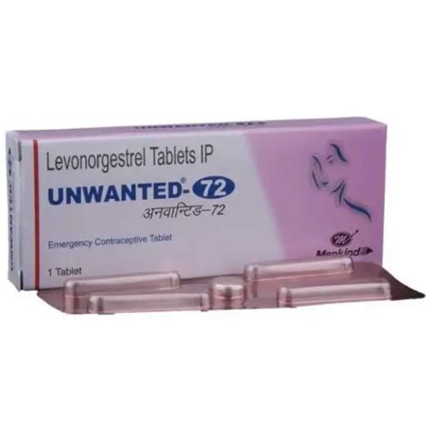Unwanted 72 Levonorgestrel Emergency Contraceptive Tablet View Usage