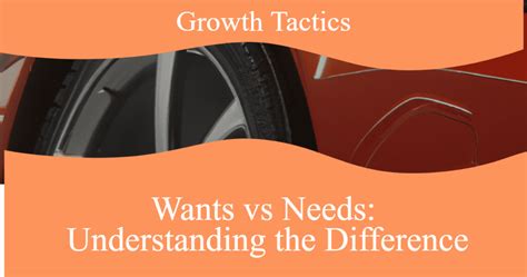 Unlock Lifes Balance Mastering Wants Vs Needs