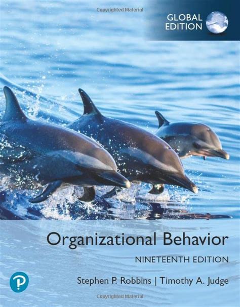 Organizational Behavior Global Edition Stephen Robbins 9781292450025