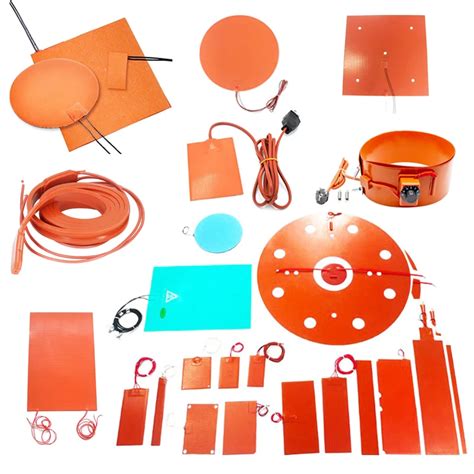 Flexible Electric Heating Strips Silicone Heating Element Rubber