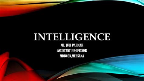 I Included This Topic Is Intelligence Definition Meaning Individual Differences In