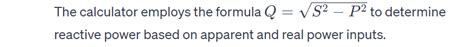 Reactive Power Calculator Calculator Doc