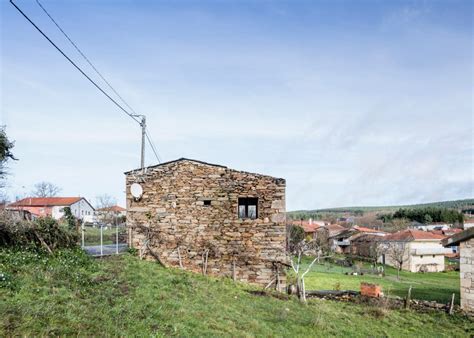 Stone Wine Cellar Converted Into Home By Cubus Arquitectura