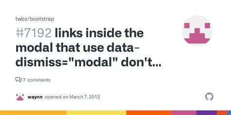 Links Inside The Modal That Use Data Dismissmodal Dont Go To Their