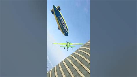 جی تی ای ۵؛ با هواپیما روی بلیمپ فرود اومدیم😎💪 Youtube