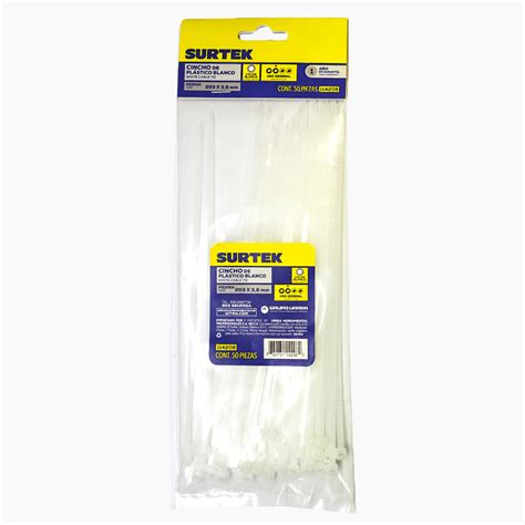 Cinchos Plastico Blanco 203mm X 35mm 50 Piezas Koto Tools