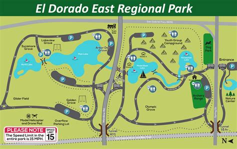 El Dorado Regional Park Map Long Beach California El Dorado East