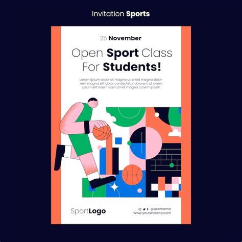 Free Psd Open Sports Classes Landing Page Template
