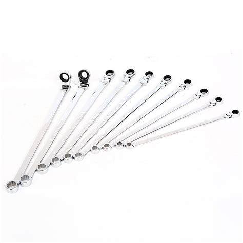 Winmax 10pcs Extra Long Double Ring Spanner Set