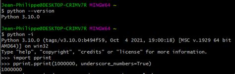 Pprint Underscore Numbers Argument Not Working Issue 89720