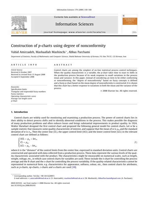 PDF Construction Of P Charts Using Degree Of Nonconformity DOKUMEN TIPS