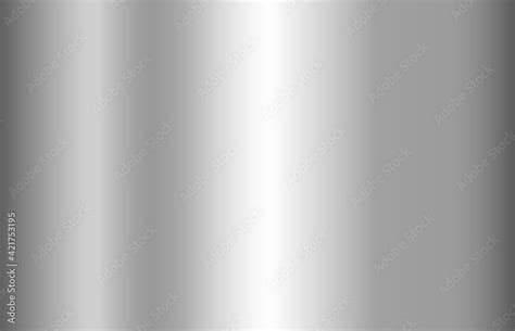 Stainless Steel Texture Background Shiny Silver Surface Of Metal Sheet Metallic Iron Vector