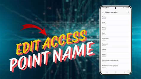 How To Edit The Mobile Network Access Point Names On Galaxy S To Fix Data Issues YouTube