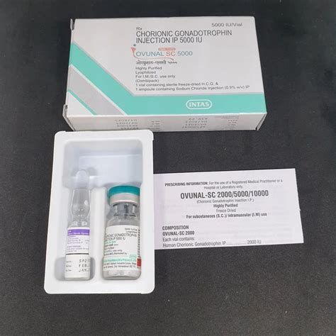 Ovunal Sc 5000 Injection At ₹ 411vial Hcg Injections In Nagpur Id