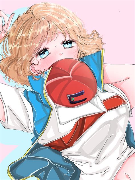 Ash Ketchum And Serena Pokemon And More Drawn By User Fzuk Danbooru