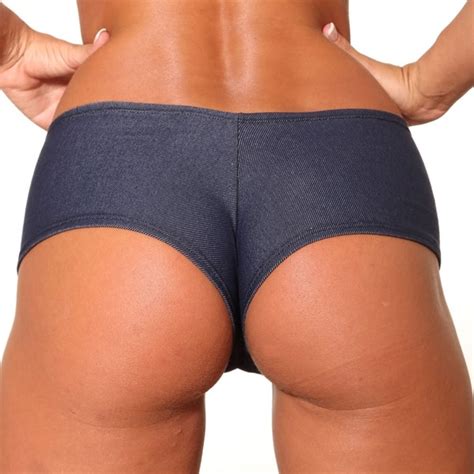 Denim Booty Shorts Etsy