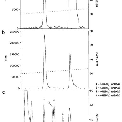 Hpaec Elution Profile Of 35 S Labeled Products Enzymatically Obtained