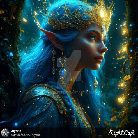 Luminescent Forest Elf By Alyarie On Deviantart