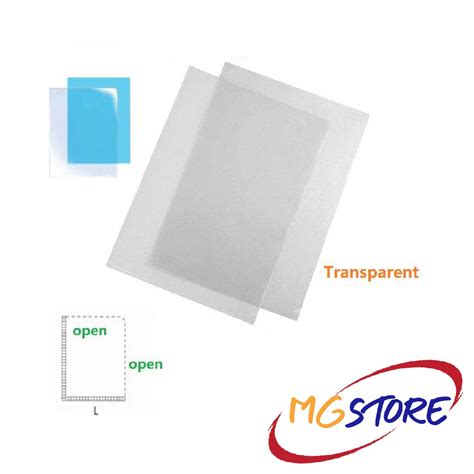 PP A Clear L Shape File Shopee Malaysia