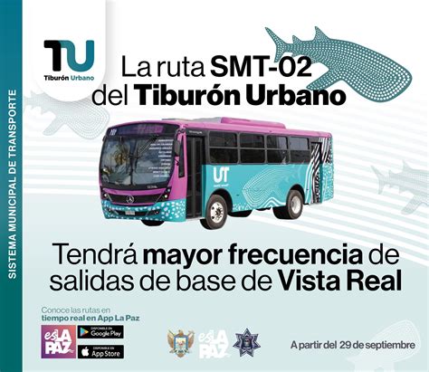 Tiburón Urbano Implementará Nuevas Rutas En La Paz Estos Serán Los