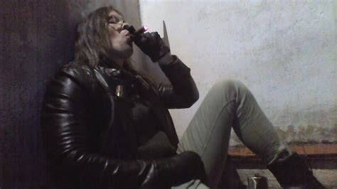 Smoking A Umnum Cigar And Drinking Rum