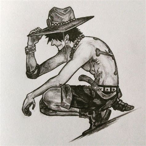 Portgas D Ace Spiderman Art Sketch Manga Anime One Piece Character Drawing