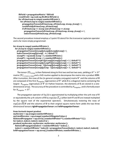 Electric Field Propagation Through Singular Value Decomposition Deepai