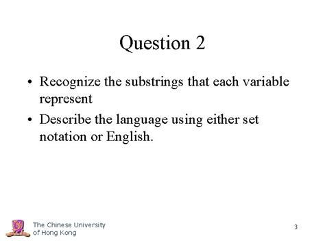 Csc 3130 Formal Languages And Automata Theory Tutorial