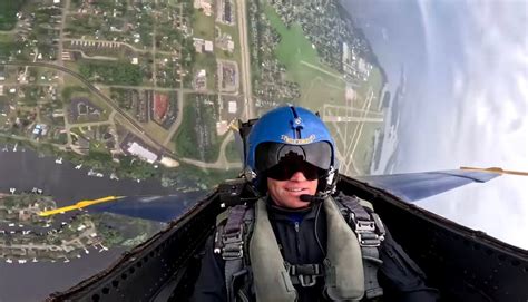 Jake Erickson Experience Flying With The Blue Angels Over La Crosse