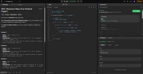 resolved one javascript problem on leetcode cherakala gireesh posted