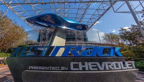 Test Track High Speed Thrill Ride In Future World In Epcot