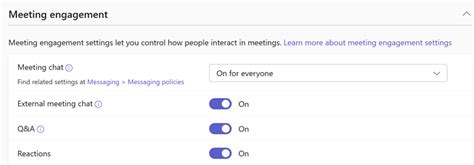 Teams Settings And Policies Reference Microsoft Teams Microsoft Learn