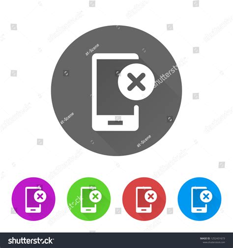 Delete Device Colorful App Icon Stock Vector Royalty Free Shutterstock