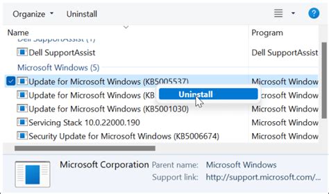 How To Uninstall A Cumulative Update On Windows